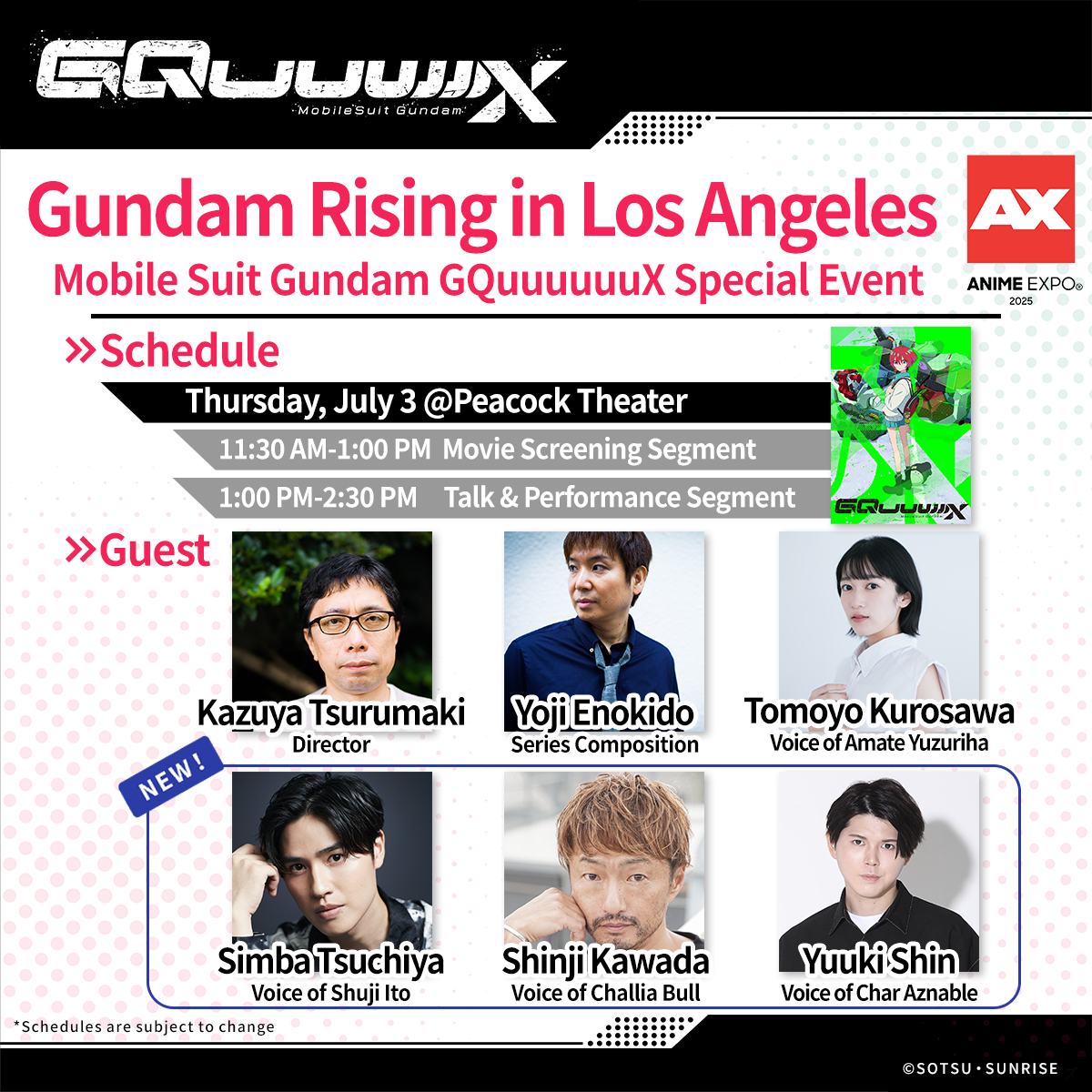 Gundam GQuuuuuuX is Coming to Anime Expo, LA and Japan Expo, Paris ...