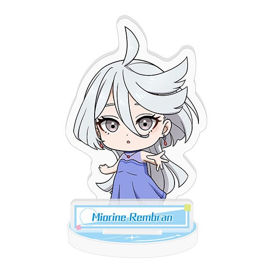 Suletta and Miorine in a Dress and Guel in a Business Suit! Gashapon ...